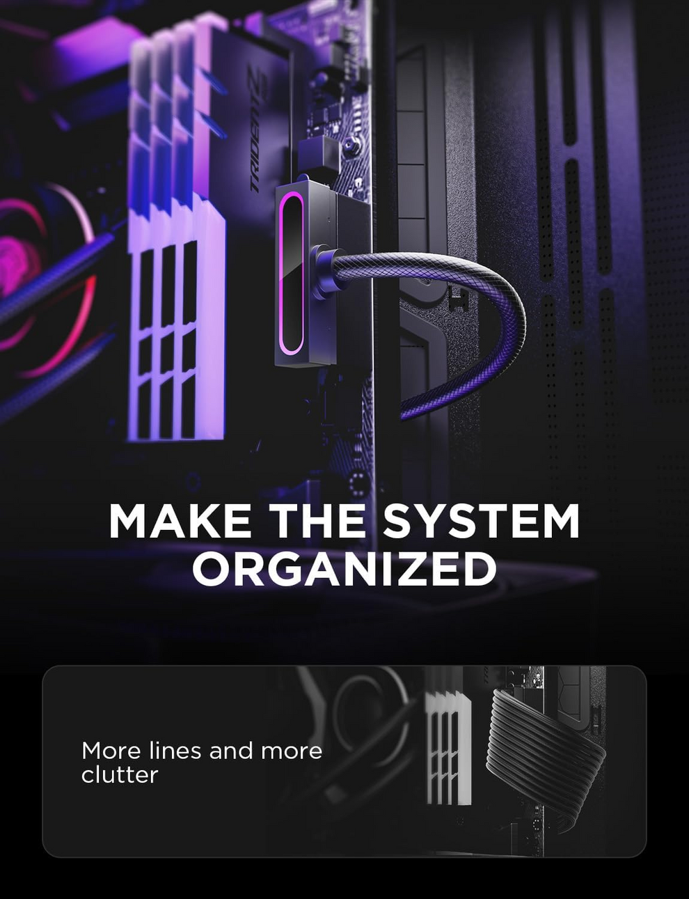 Asiahorse Hydrus ARGB PSU Extension Cable ( 24PIN 30CM ) (Copy) - ALBASHKH