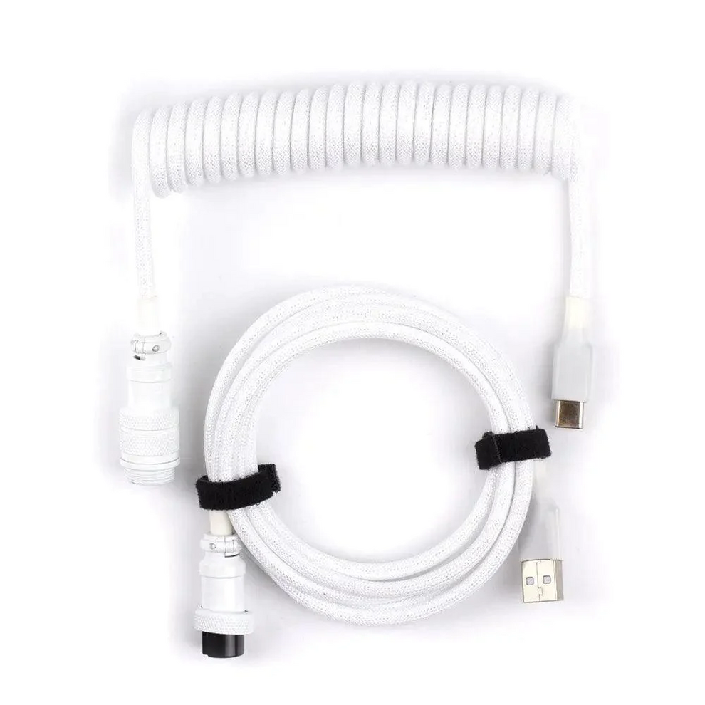 Coiled Cable All White – ALBASHKH