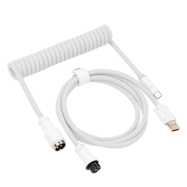 Coiled Cable All White – ALBASHKH